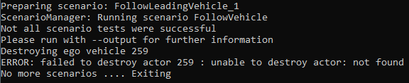 Cannot run properly the basic scenario in Scenario Runner · carla-simulator carla · Discussion ...