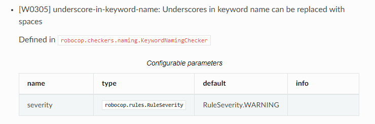 Add Optional Extented Information To Issues · Issue 468 · Marketsquare Robotframework Robocop
