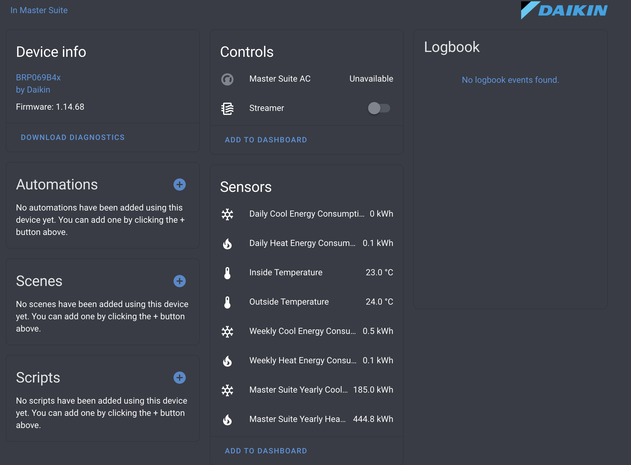 Controls not working for models BRP069B4x · Issue #94 · rospogrigio/daikin_residential · GitHub
