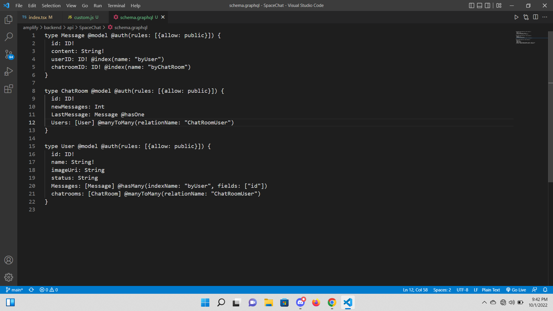Visual editor is disabled because: schema.parameters.singular · Issue #513 · aws-amplify/amplify ...