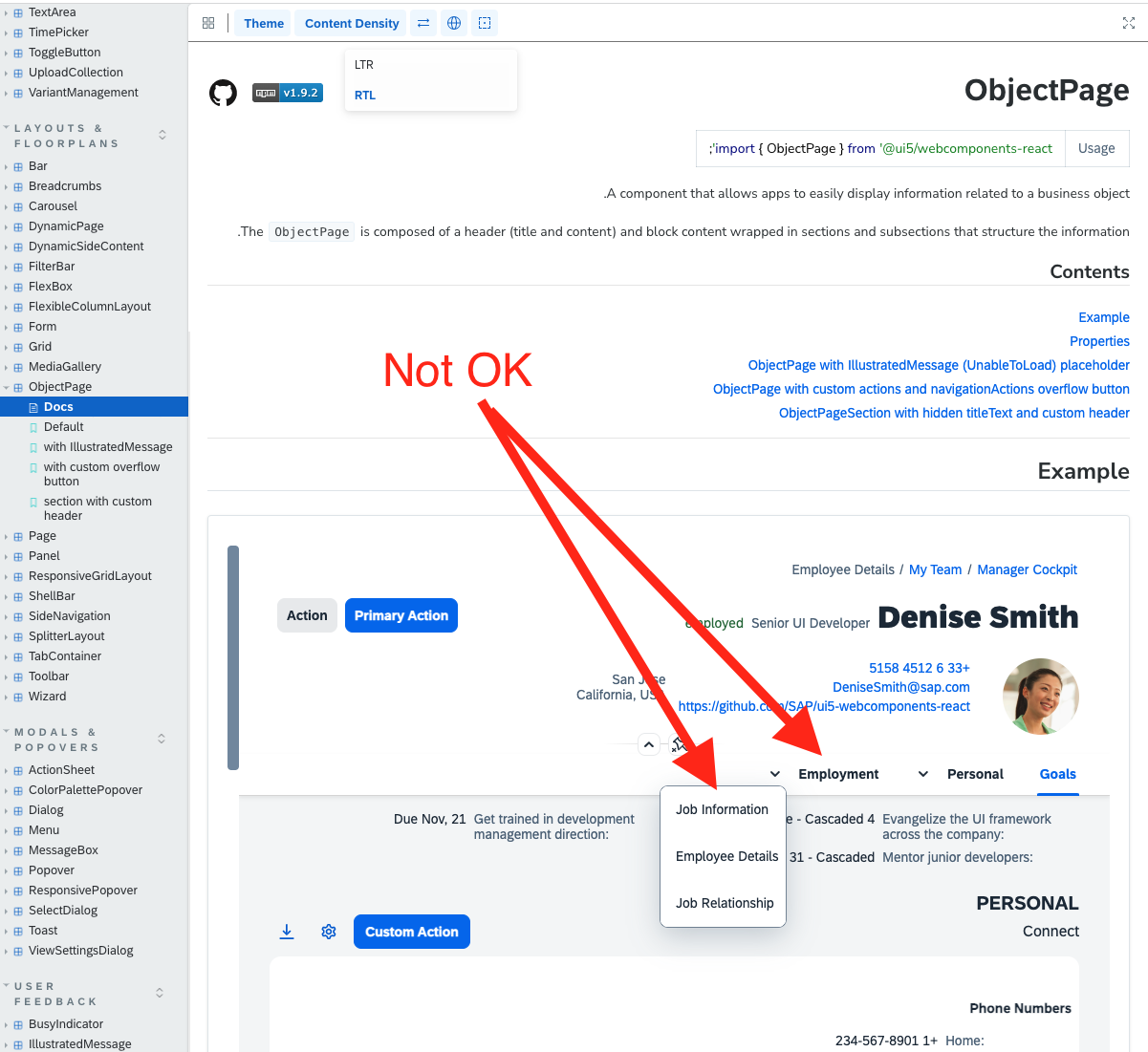 [ObjectPage]: Subsection dropdown menu position is not correctly aligned in RTL · Issue #6605 ...
