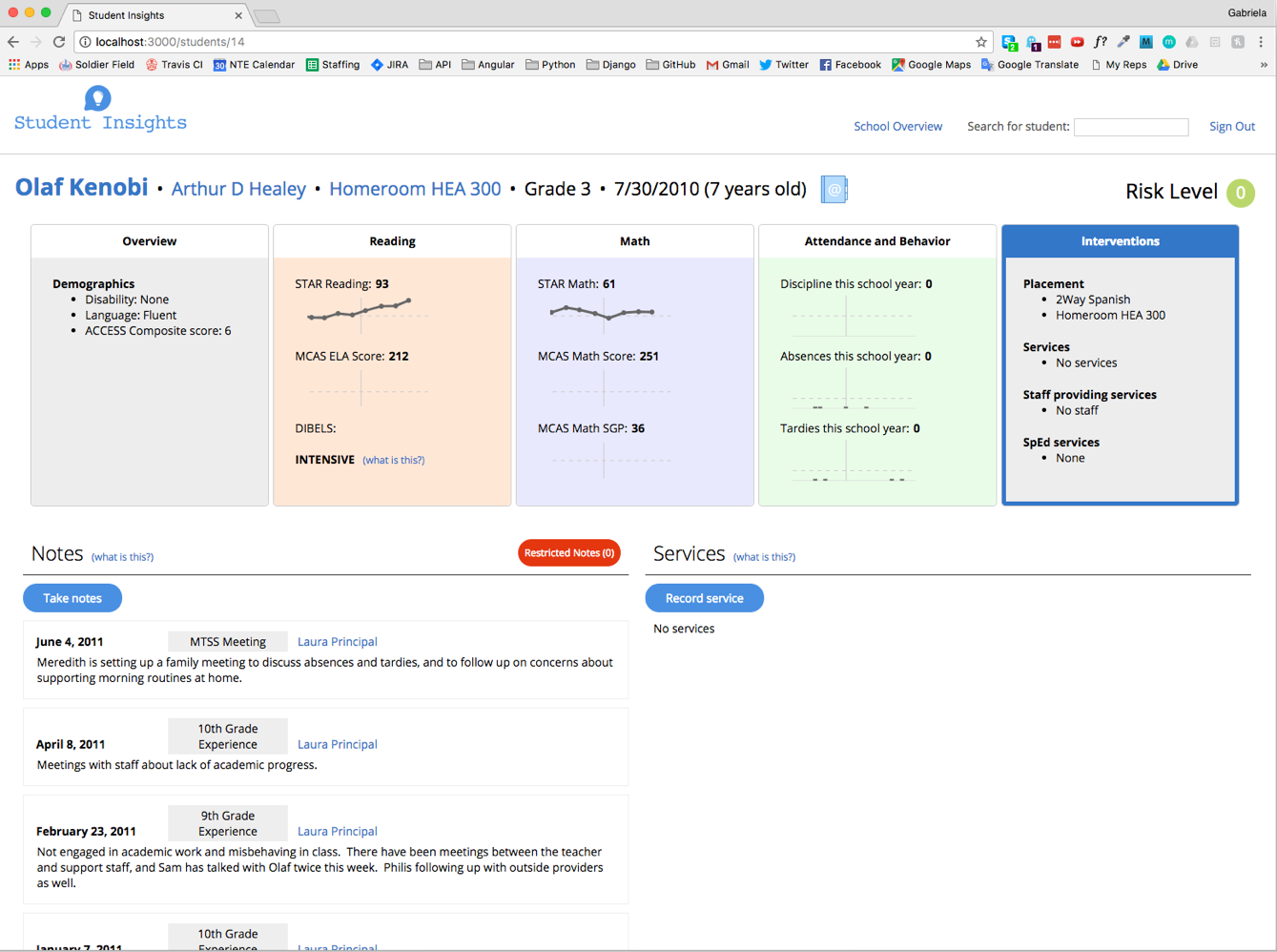 Add Student Contact Information in Student Profile · Issue #1087 ...