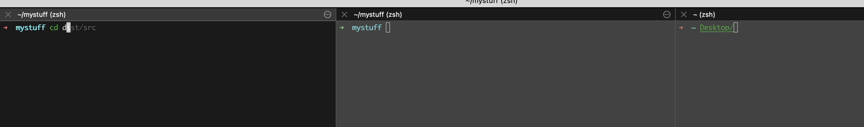 Split terminals with autocomplete · Issue #603 · withfig/fig · GitHub