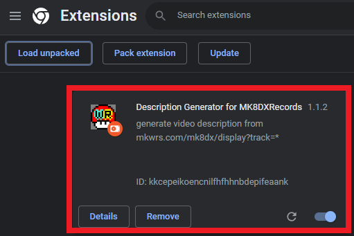 GitHub - MK8DXLive/gendesc_chrome