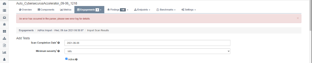 Parser error_While importing ZAP scanner report · Issue #4633 · DefectDojo/django-DefectDojo ...