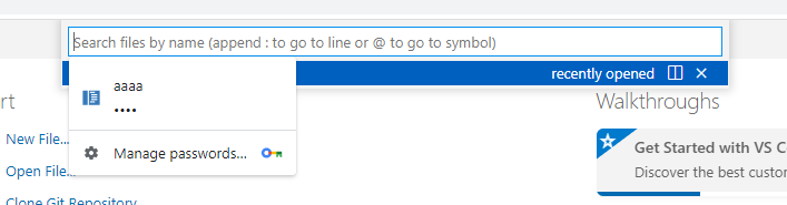 browser password auto complete function working unexpectedly on Quick Pick Input · Issue #164679 ...