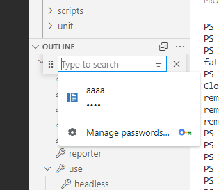 browser password auto complete function working unexpectedly on Quick Pick Input · Issue #164679 ...