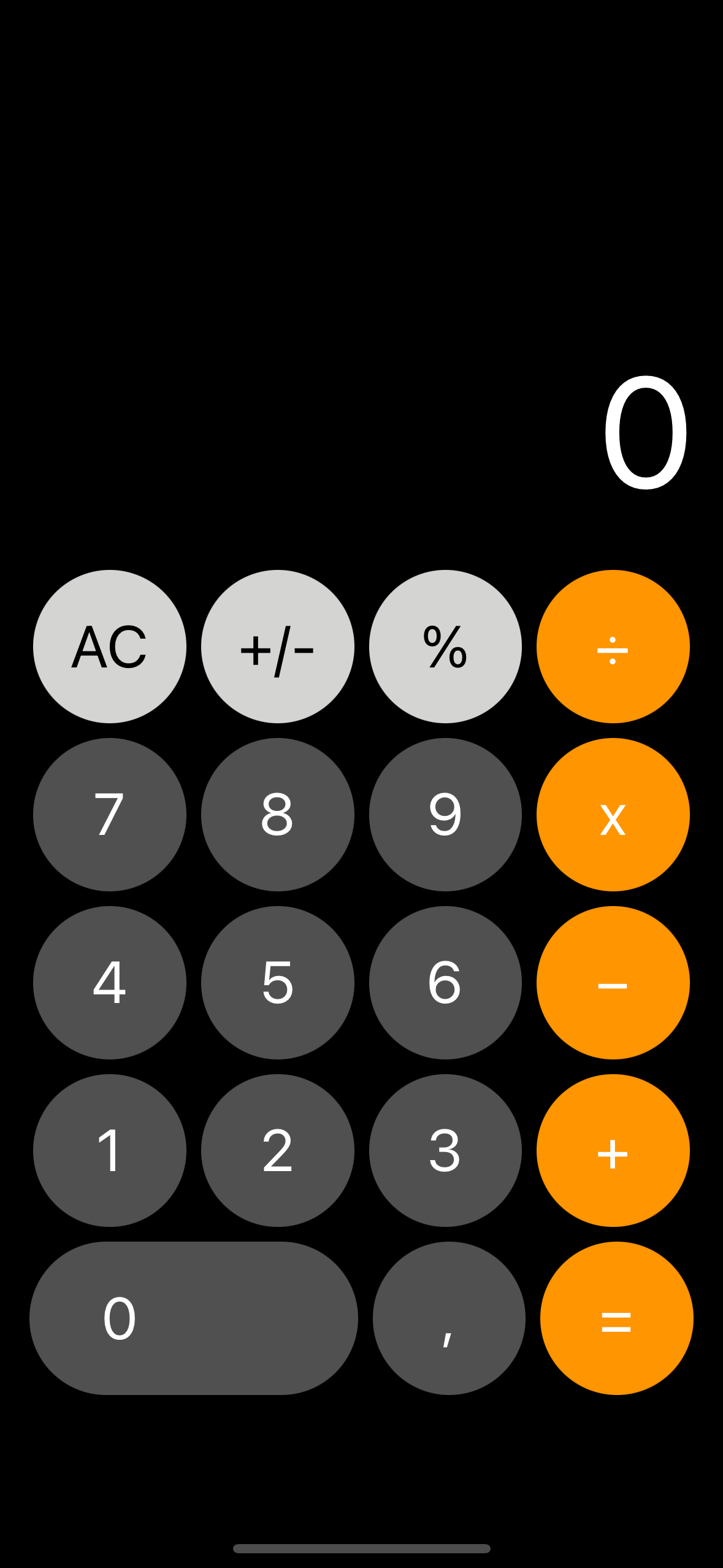 GitHub - busesahinbas/Calculator_SwiftUI