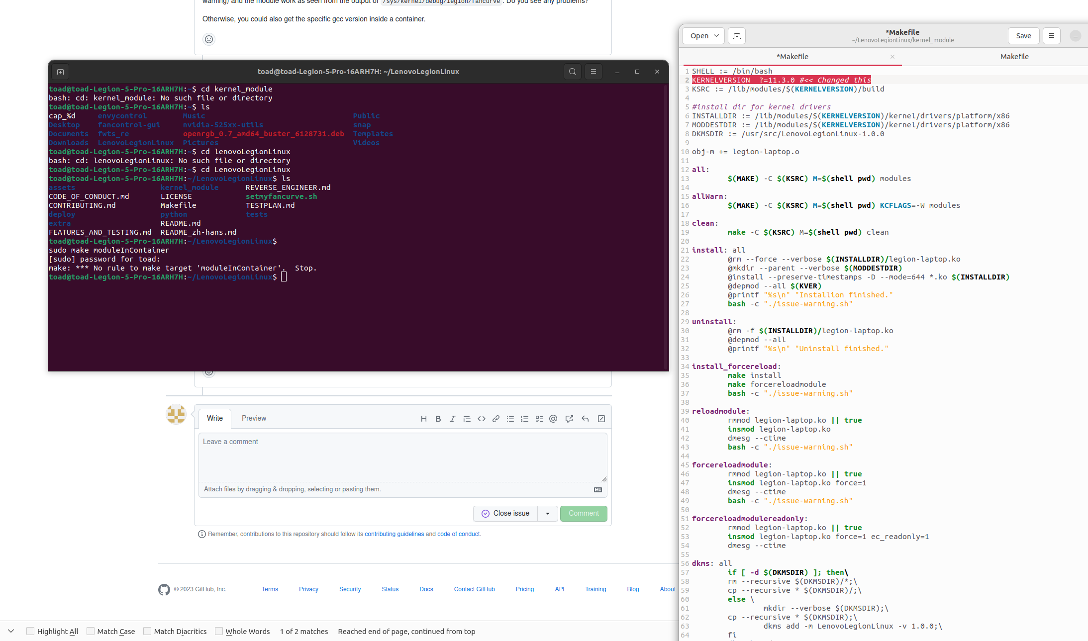 [BUG] GCC Version mismatch · Issue #91 · johnfanv2/LenovoLegionLinux · GitHub
