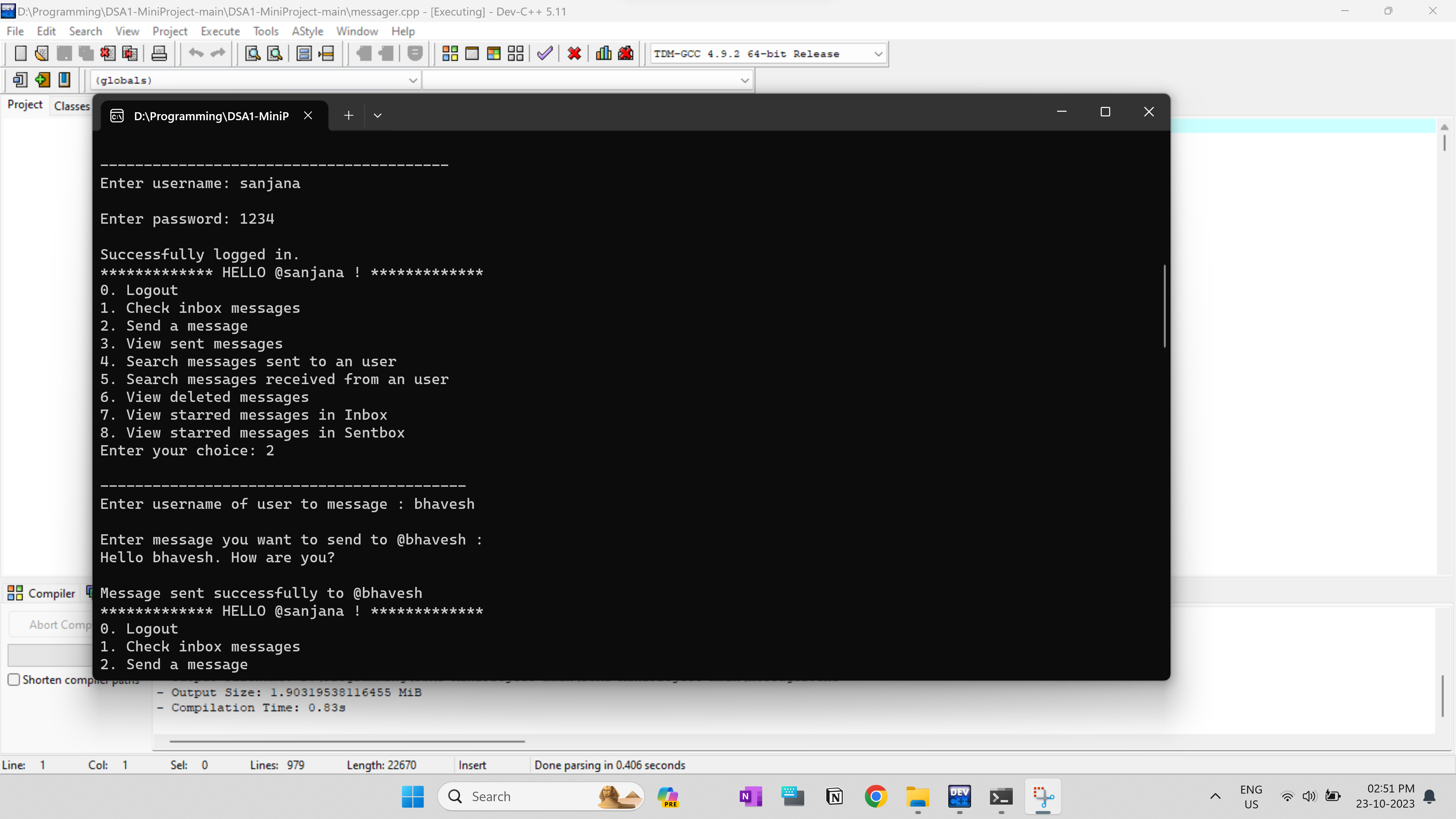 GitHub - sanjana459/A-Data-Structures-Driven-Gmail-Simulation: The ...