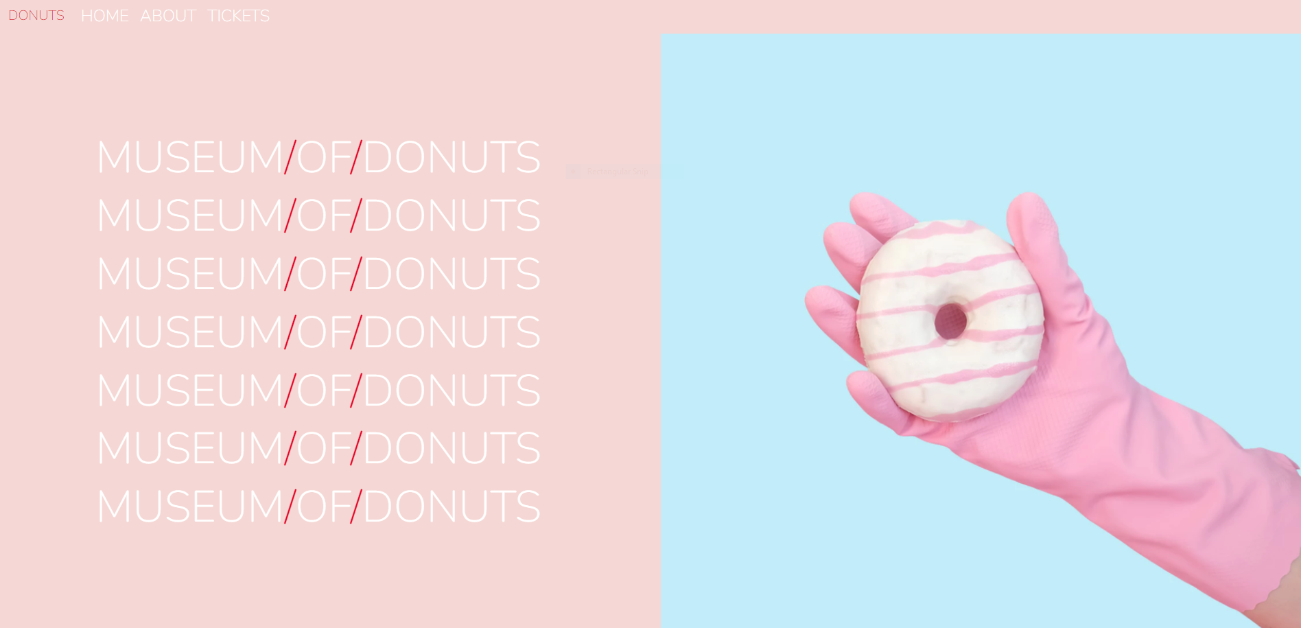 GitHub - Skinwalker423/Donuts-Project: Landing page for Museum of Donuts