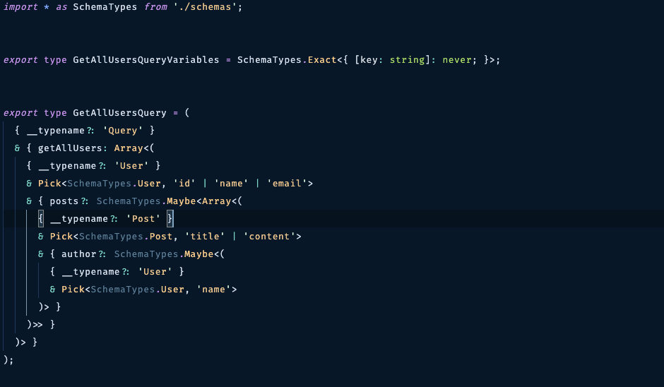 Unused Base Types From Operationsts File In Generated Hooks Typescript Urql Import Types 3837