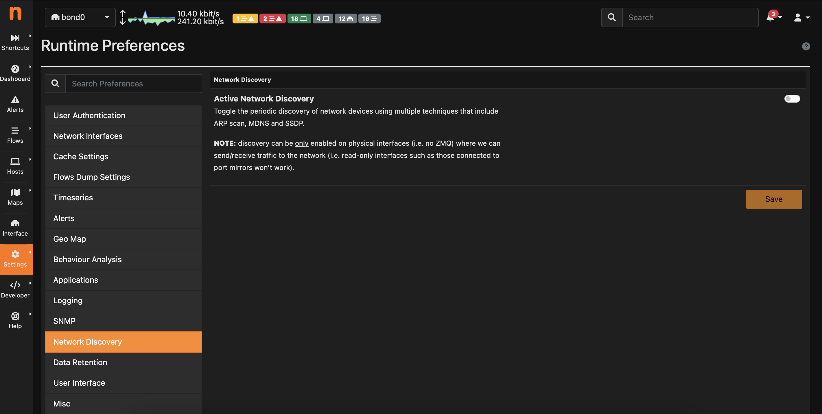 Ntopng Can Not Enable Active Network Discovery In Preferences · Issue 6913 · Ntopntopng · Github 2499