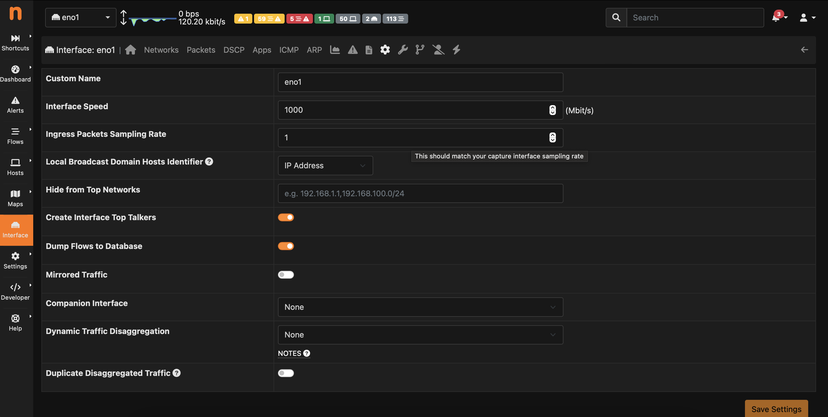 ntopng can't change the custom name interface · Issue #6914 · ntop/ntopng · GitHub