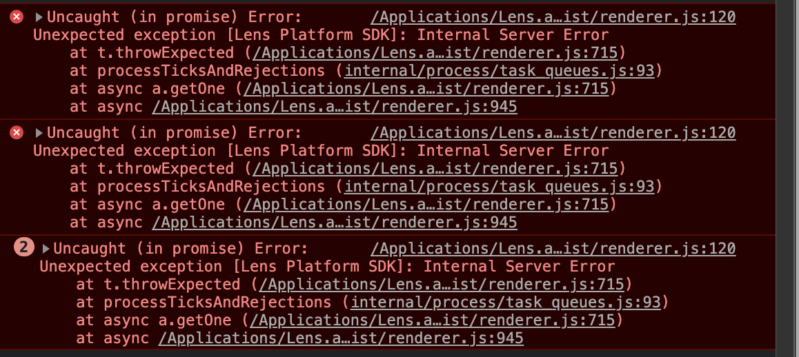 Not able to access any clusters in a Lens Space · Issue #4532 · lensapp/lens · GitHub