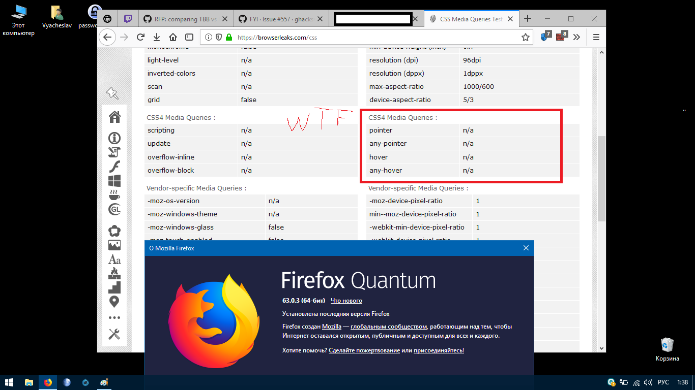 Fyi · Issue 557 · Arkenfoxuserjs · Github 