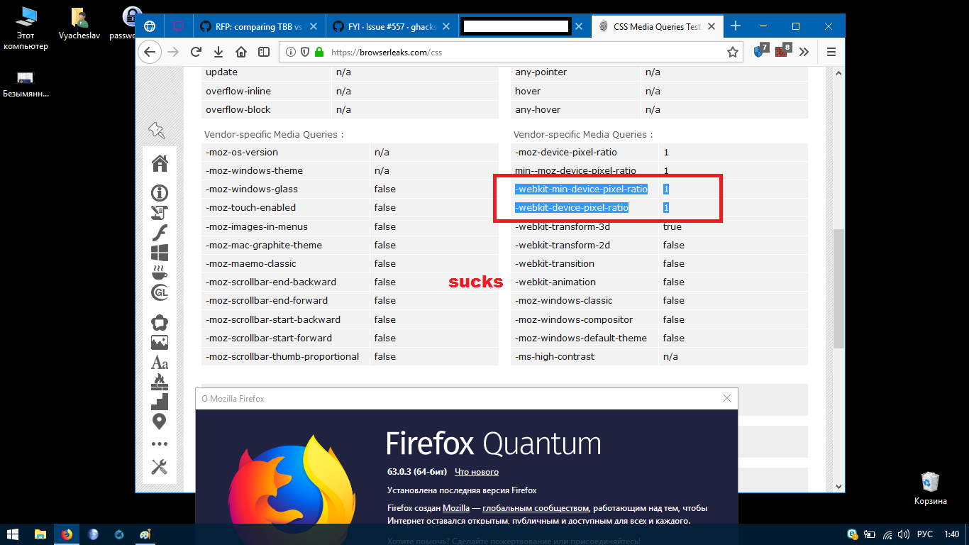 FYI · Issue #557 · arkenfox/user.js · GitHub