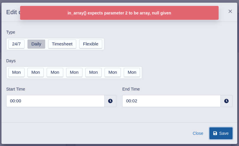 Can't save schedule with no delivery-plan · Issue #809 · tastyigniter/TastyIgniter · GitHub