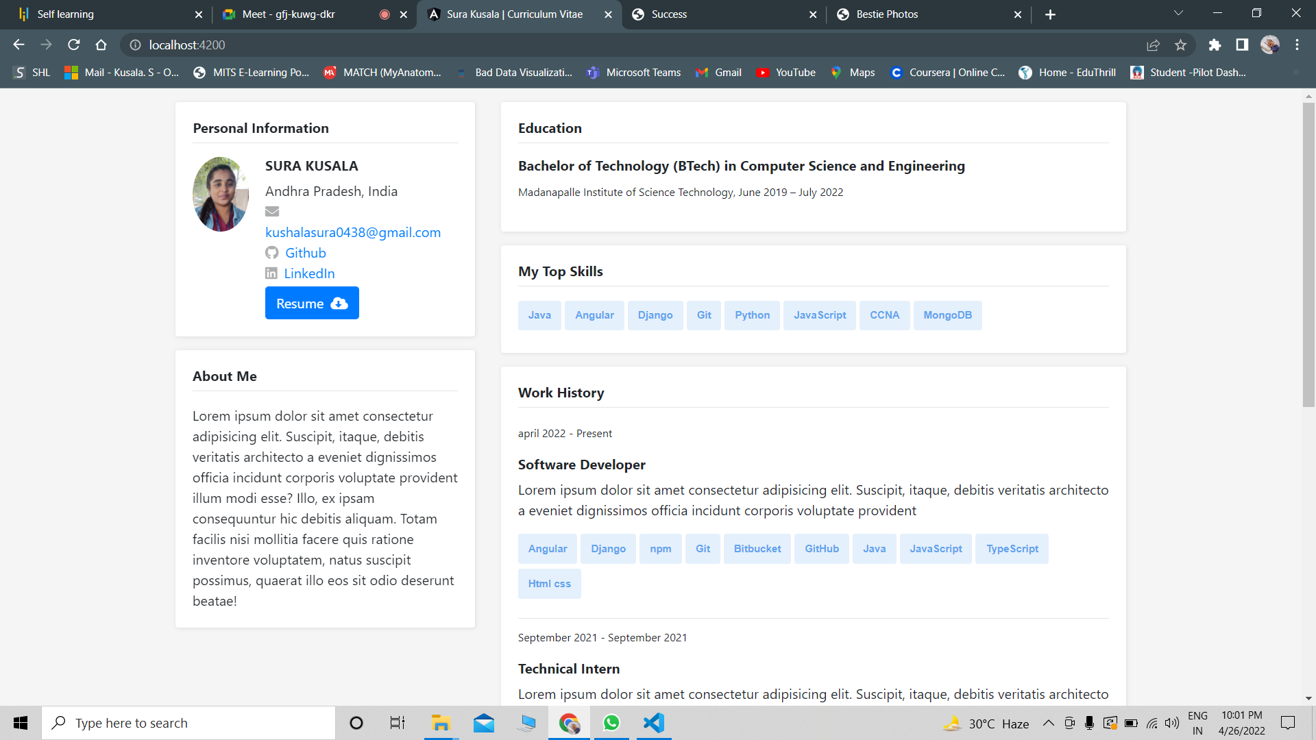 GitHub - KUSALA-sura/Kushi_Profile: This done in Typescript-Angular