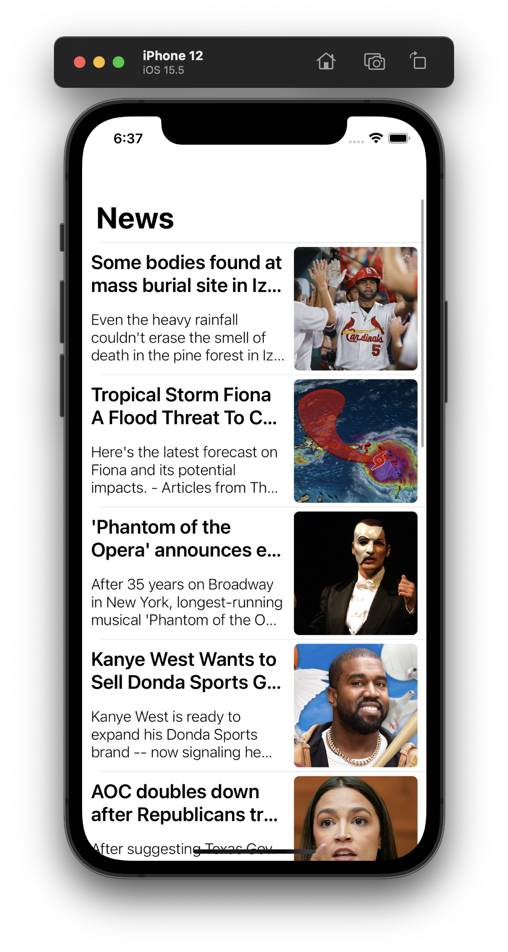 GitHub - satqan/NewsApplication: News App