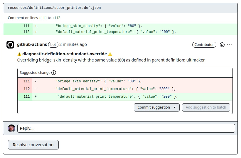 multiline code-suggestions · Issue #37 · platisd/clang-tidy-pr-comments · GitHub