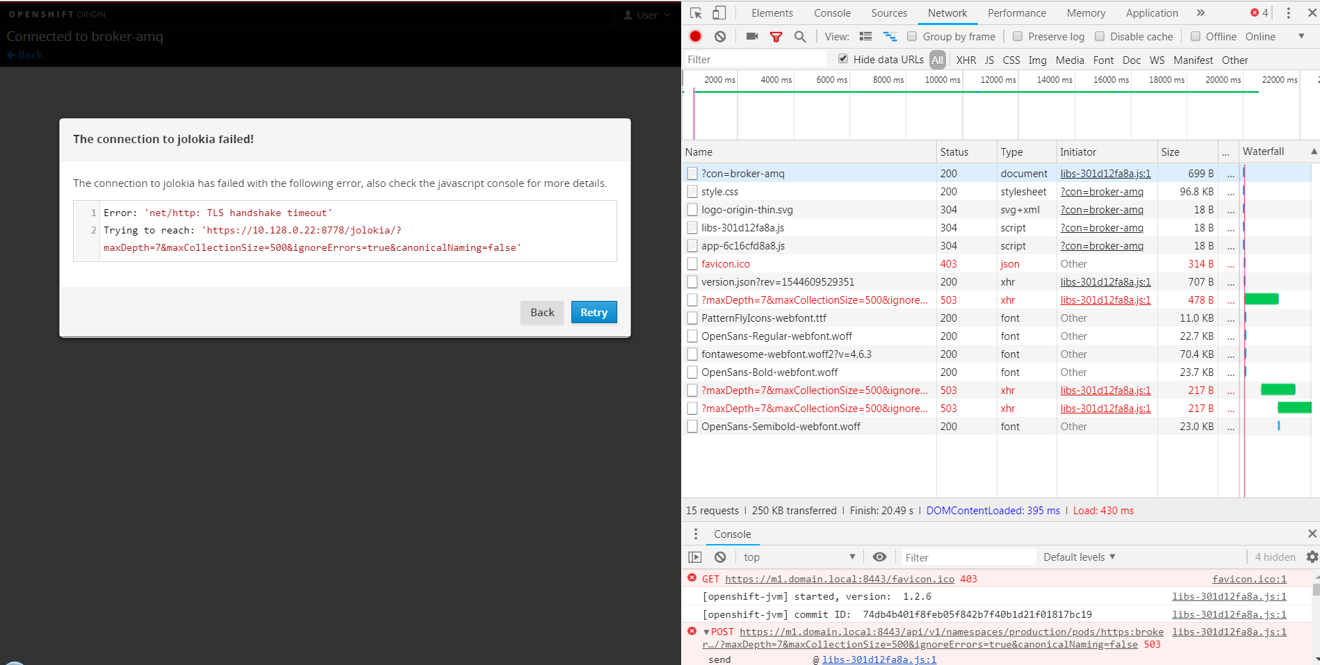 Error: 'net/http: TLS handshake timeout' - AMQ Broker · Issue #3102 · openshift/origin-web ...