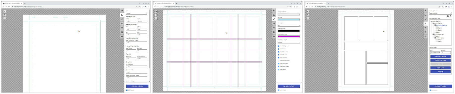 GitHub - binarynonsense/comic-template-maker: A tool to create comic ...