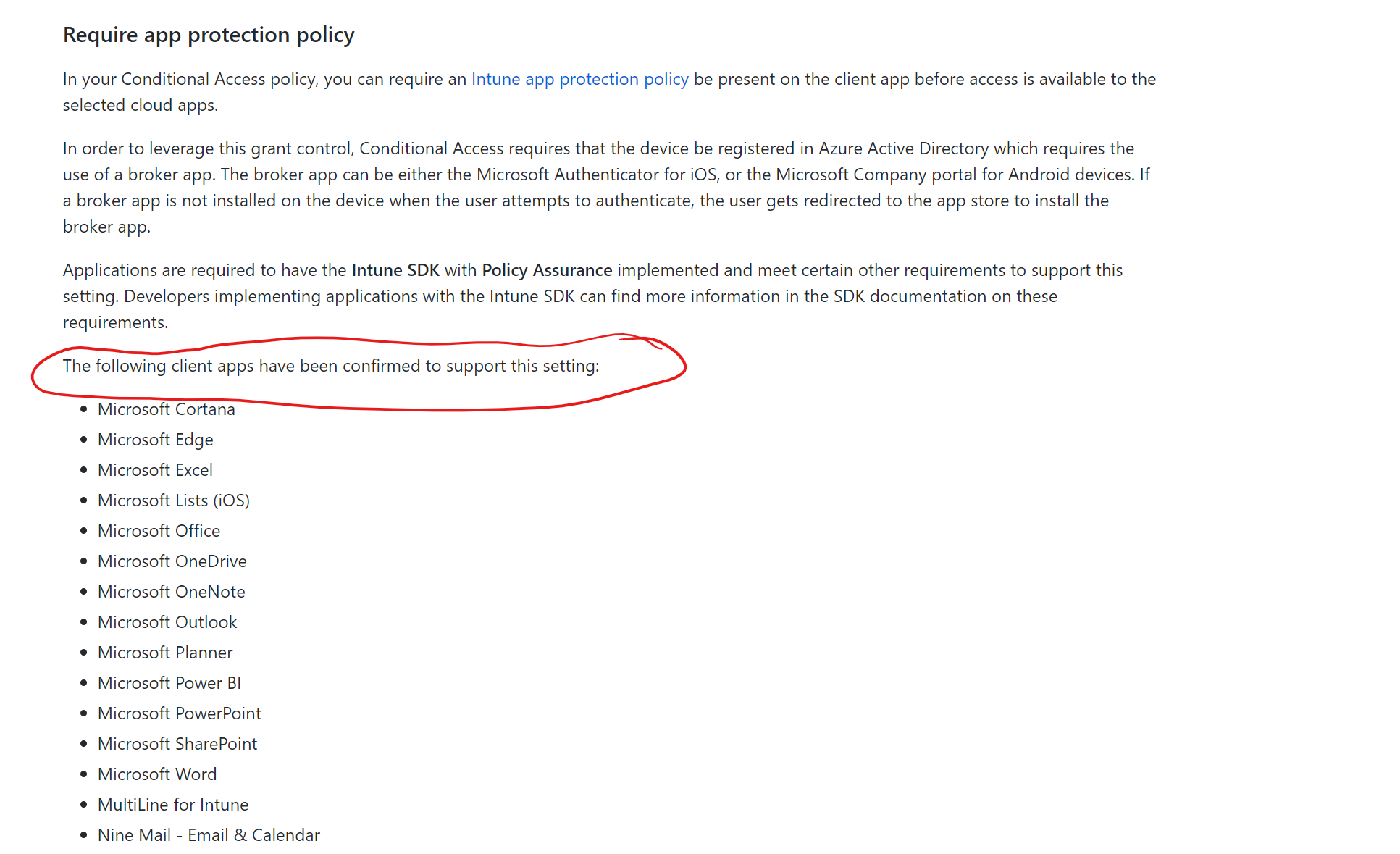 Change of a sentence on "Require app protection policy" · Issue #76491 · MicrosoftDocs/azure ...