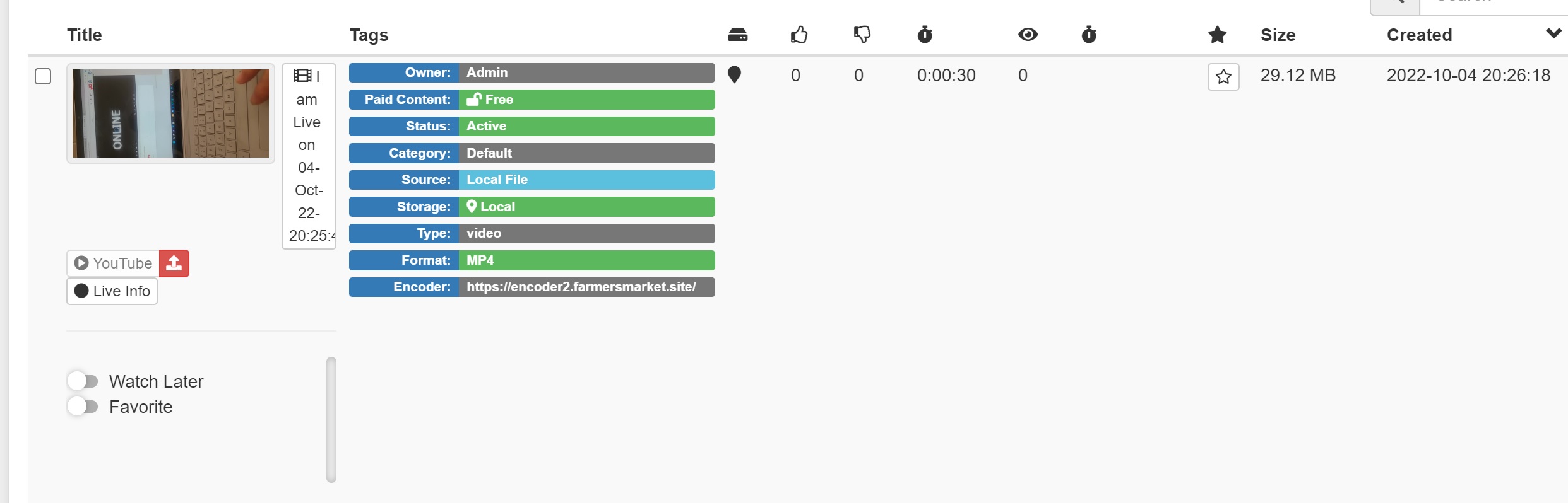 Encoder Broke since AVideo Update · Issue #7217 · WWBN/AVideo · GitHub