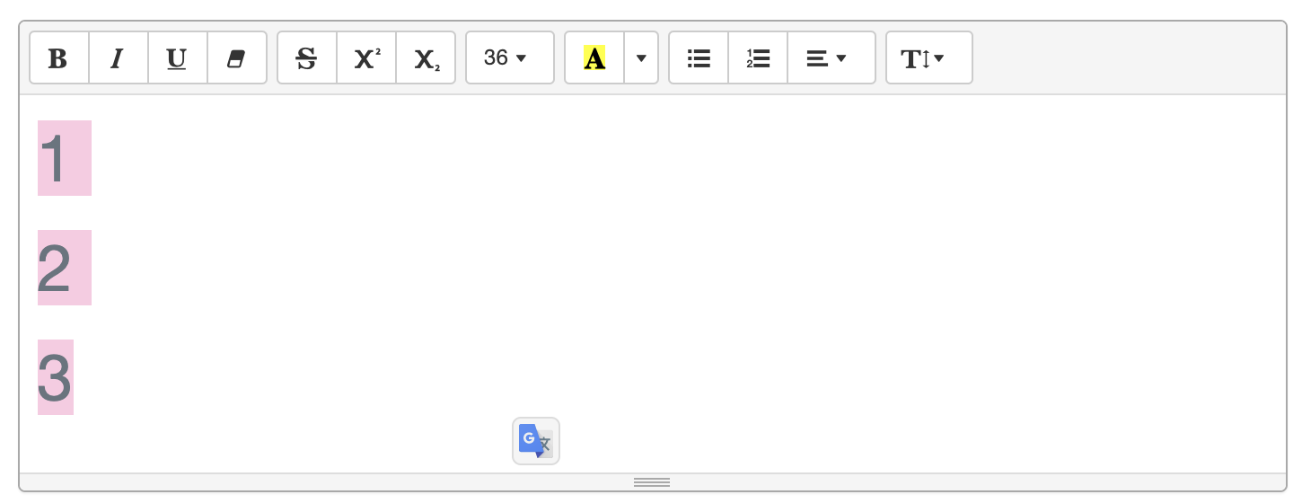 Summernote does not apply font-size or font-family to the first line after the second try ...