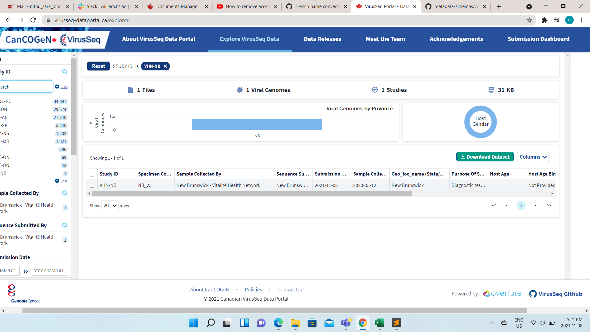 French name converting to symbols · Issue #123 · virusseq/portal-ui · GitHub