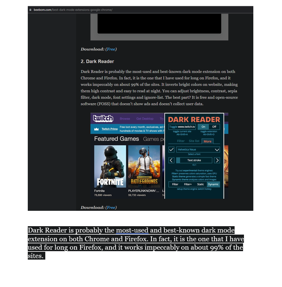 [Bug] Mode -> Dynamic. Copy text copies black background too. · Issue ...