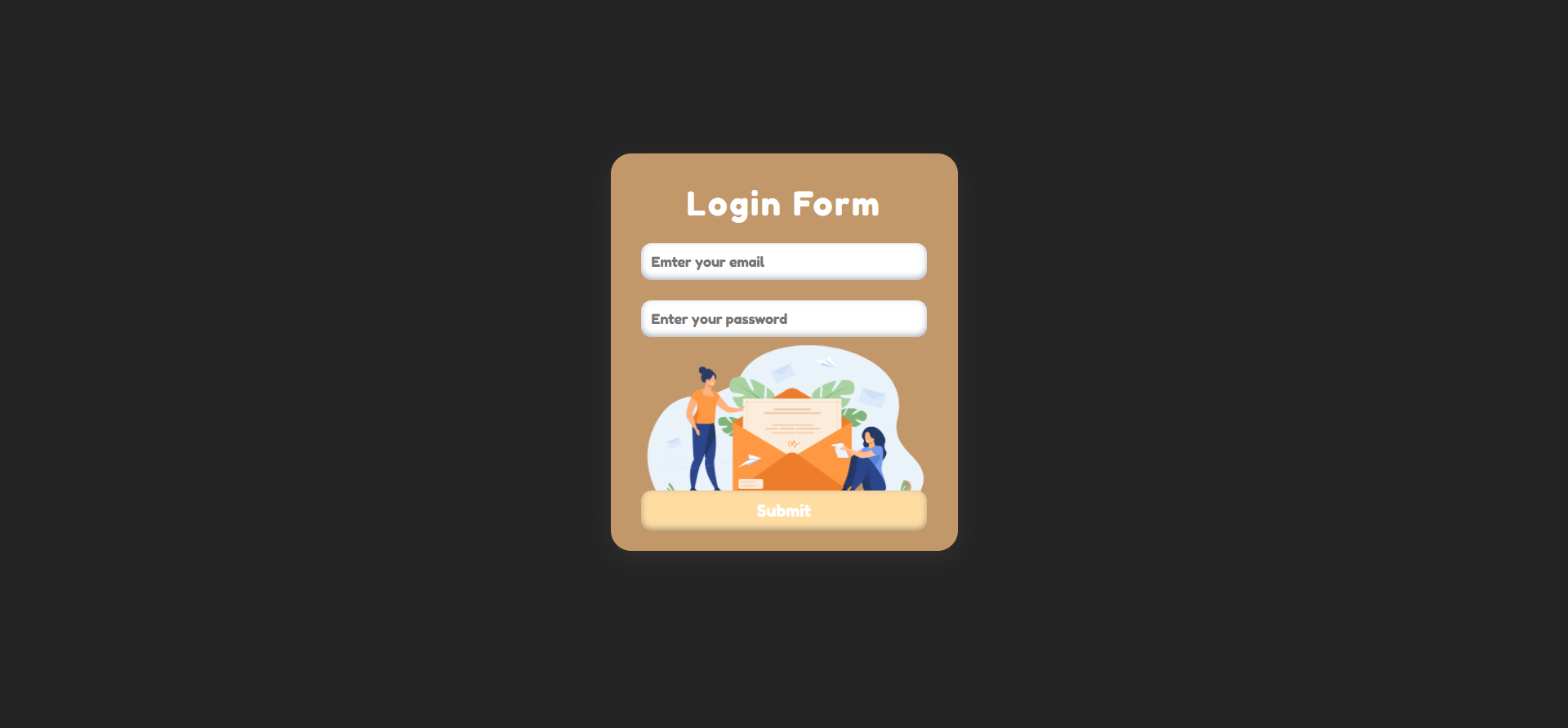 GitHub - rastegardev/loginform: Login form with cream color theme🎨