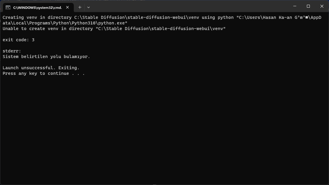webui-user.bat doesn't working · Issue #741 · CompVis/stable-diffusion · GitHub
