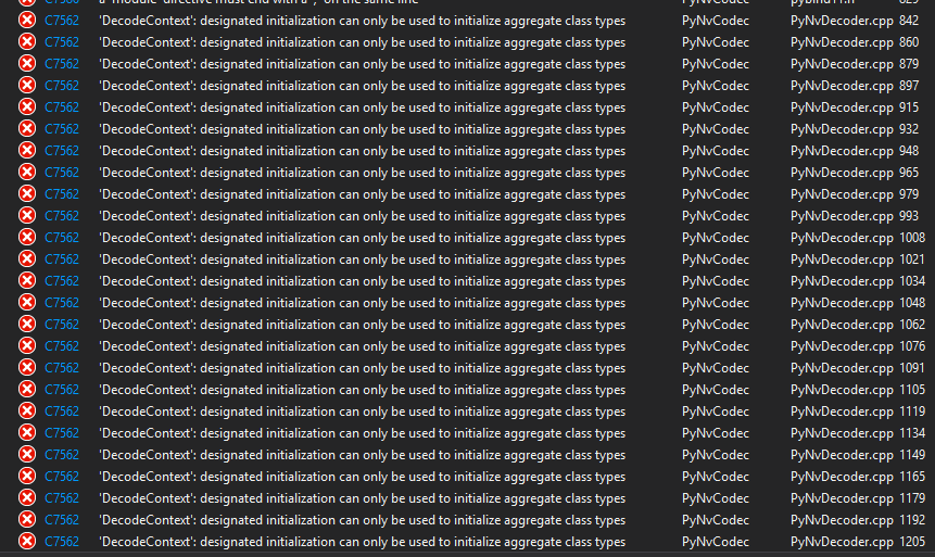 Cant Build on windows · Issue #267 · NVIDIA/VideoProcessingFramework · GitHub