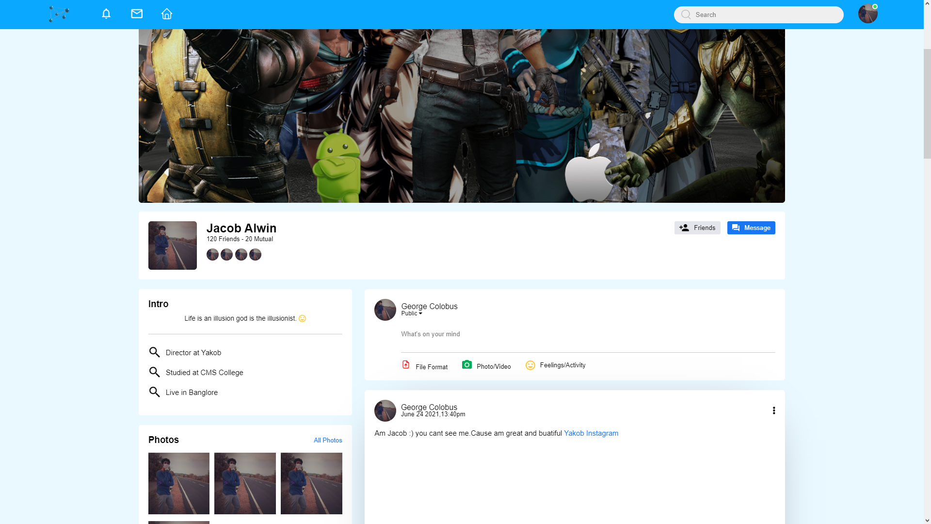 GitHub - Jacob-alwin/Connected-Social-media-Django