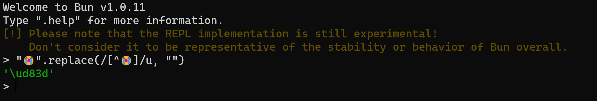 Unicode Regular Expressions With Codepoints U10000 Corrupts String Replacement · Issue 7139