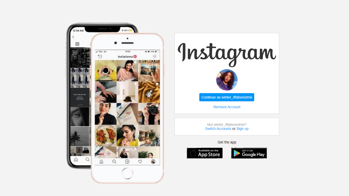 GitHub - Debbys-Matos/Instagram-Login-Page: Recriando a página inicial ...