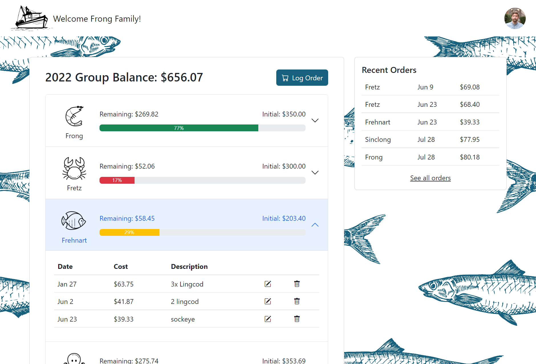 GitHub - nmfretz/shared-balance-tracker: 🐠 A dashboard for tracking ...