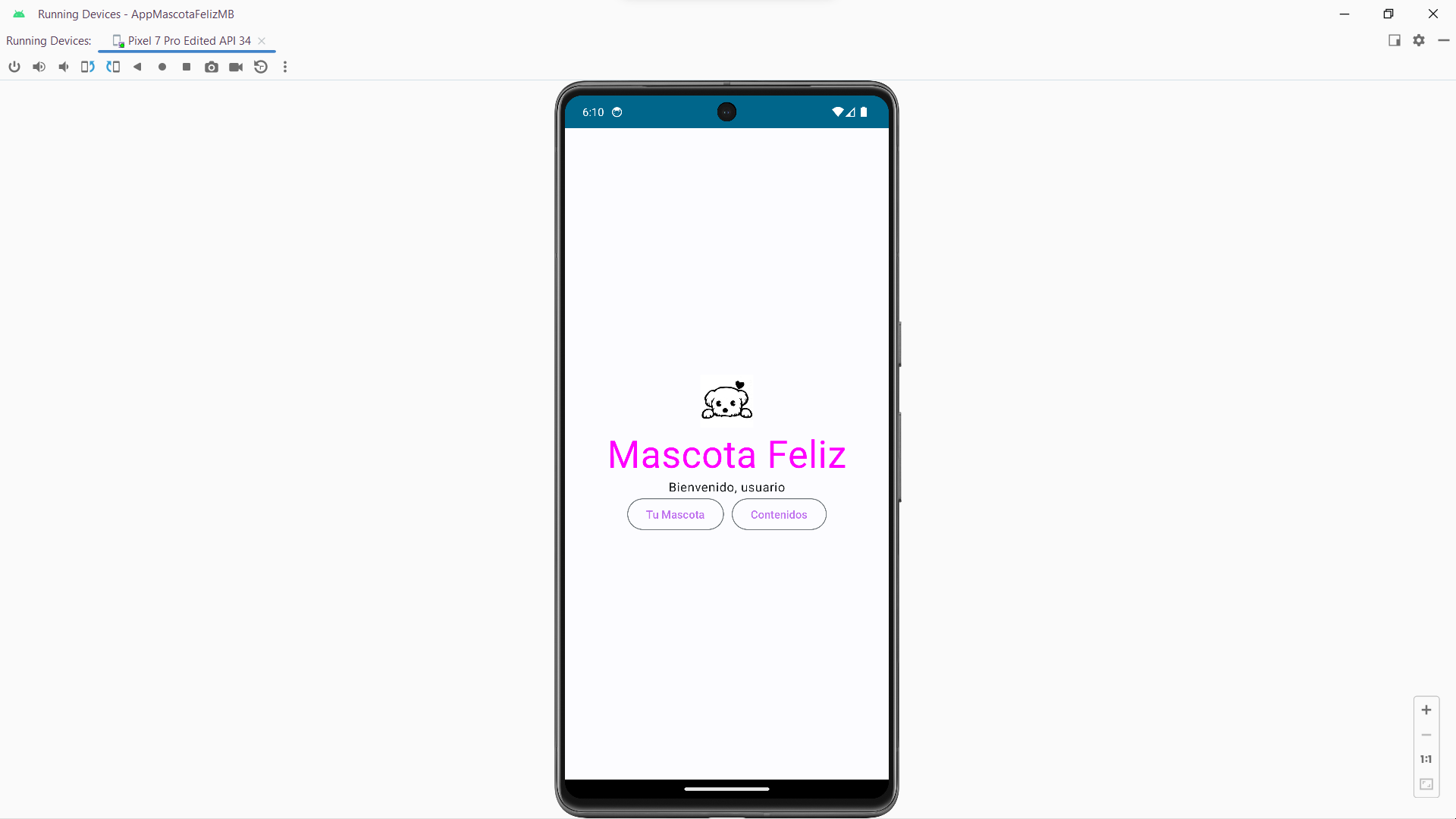 GitHub - Hinata1411/AppMascotaFelizMB: Ejemplo de aplicación con botones, texto, imagen ...