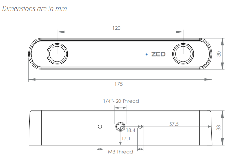 Possible mismatch between the zed macro file and the actual dimensions · Issue #797 · stereolabs ...