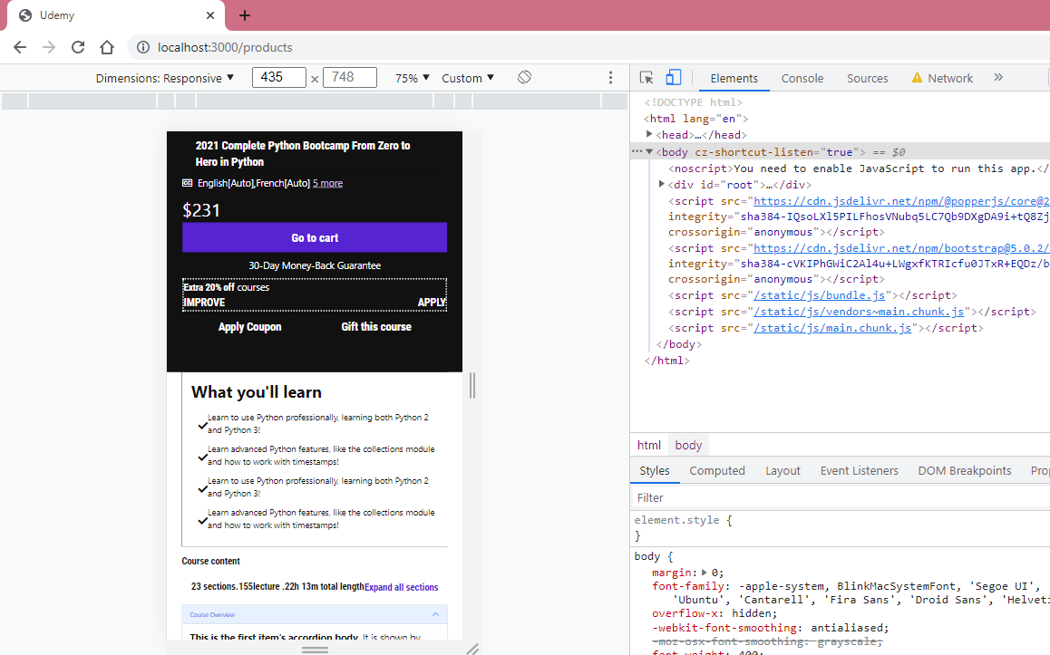 GitHub - itsmeAryan/udemy-clone: This is a short udemy project with the help of react js.you can ...
