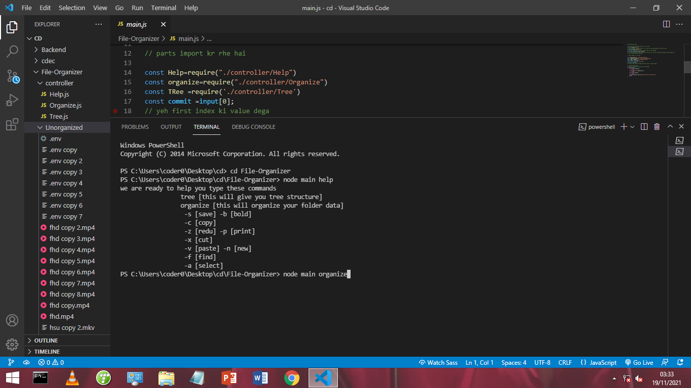 GitHub - itsmeAryan/File-organizer
