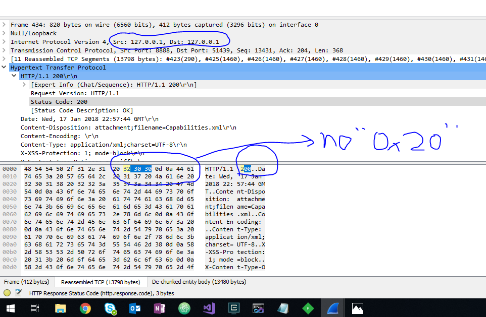 Fix HTTP Status line parsing to be more tolerant of white space · Issue #24733 · dotnet/runtime ...