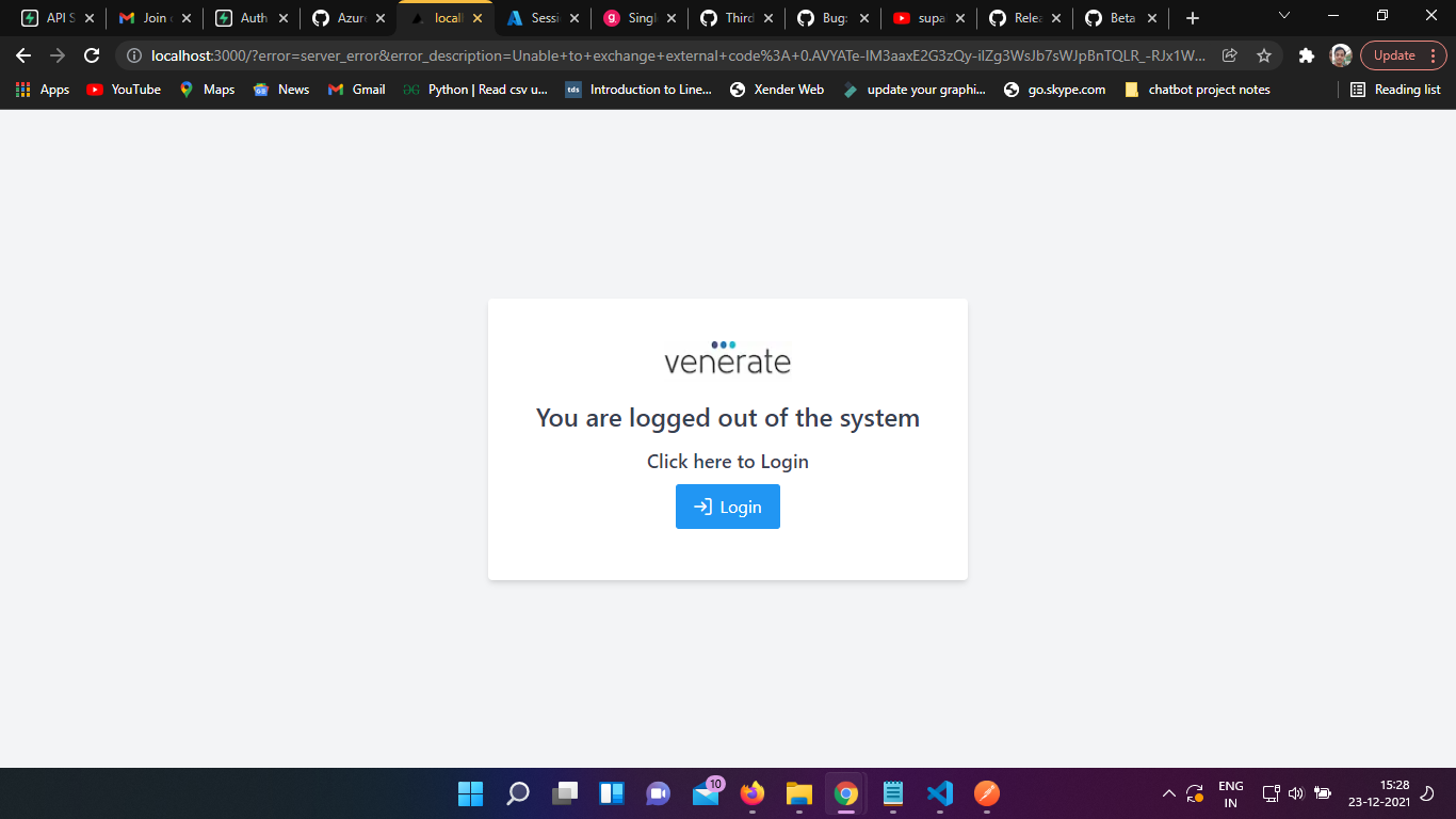 supabase oauth azure provide error : Unable to Exchange External code · Issue #551 · supabase ...