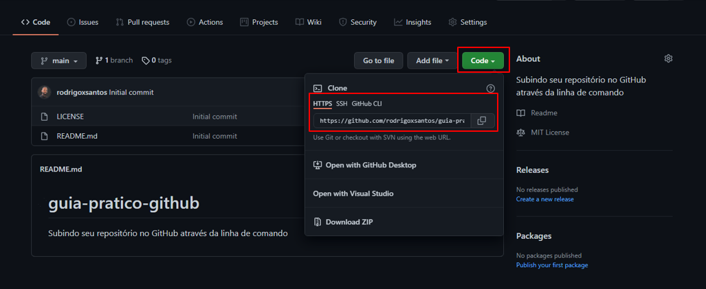 Subindo Seu Repositório No Github Através Da Linha De Comando - Desempenho