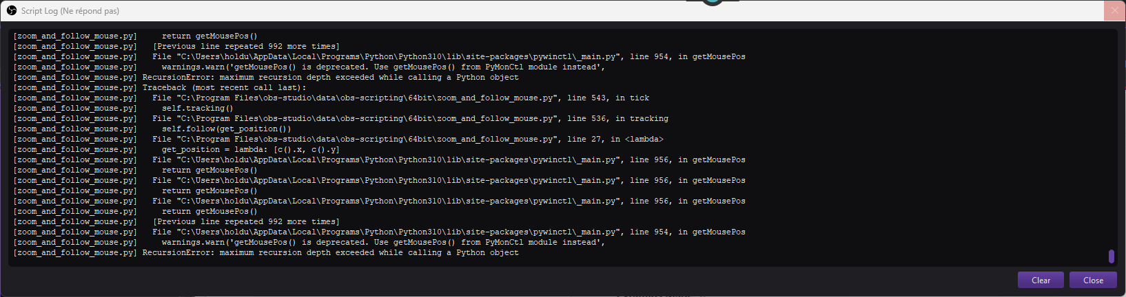 issue trying to use zoom · Issue #142 · tryptech/obs-zoom-and-follow · GitHub