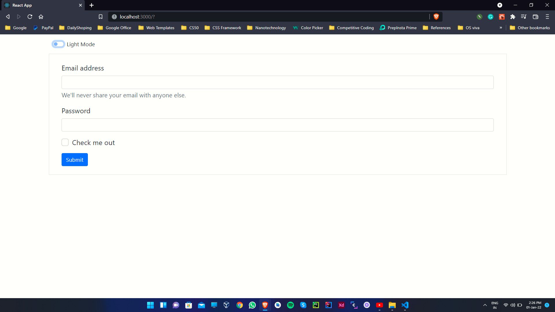 Github Pranaychavhan Light Mode And Dark Mode