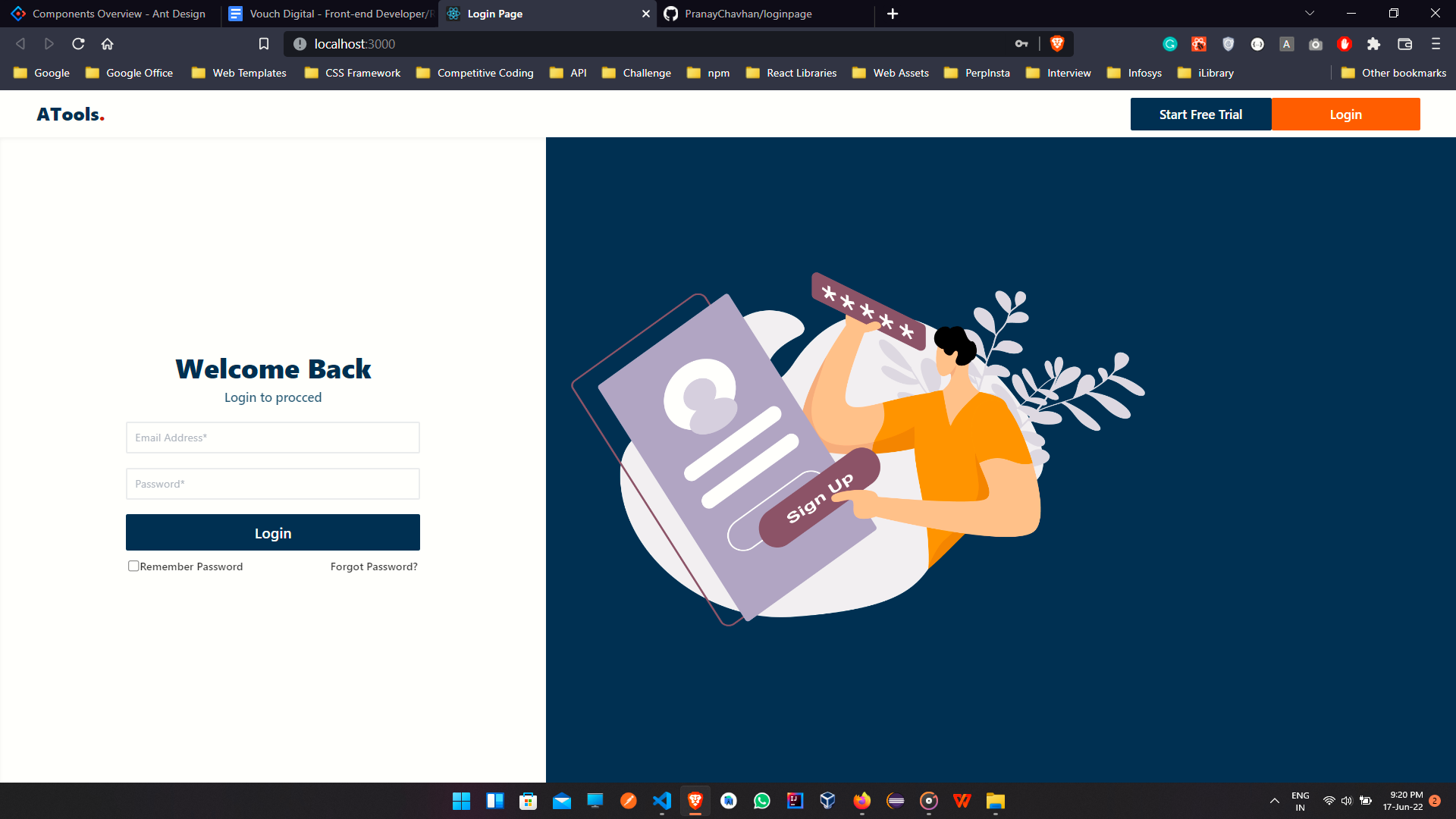 GitHub - PranayChavhan/Login-Page