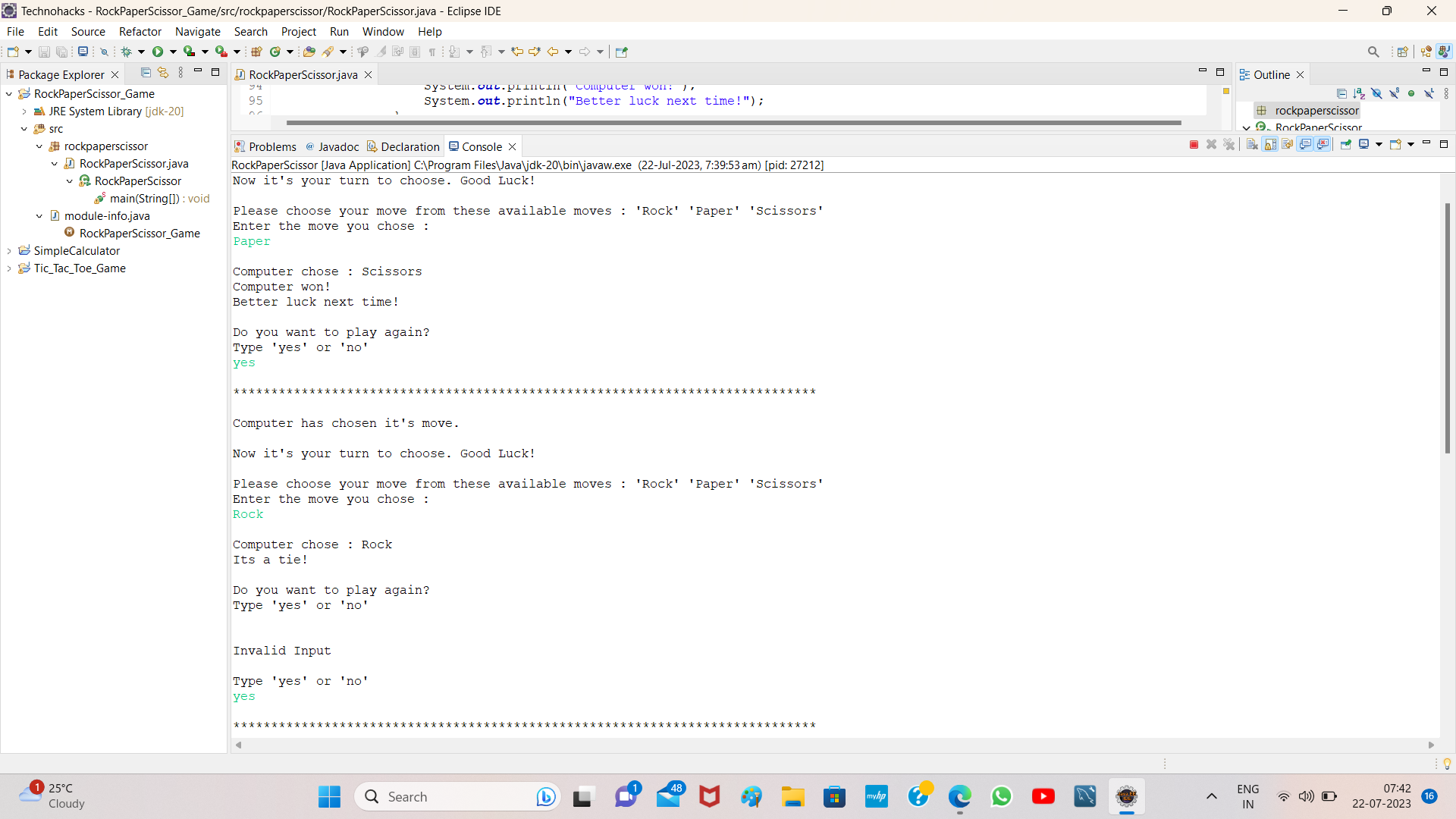 GitHub - appradeep/RockPaperScissor_Game
